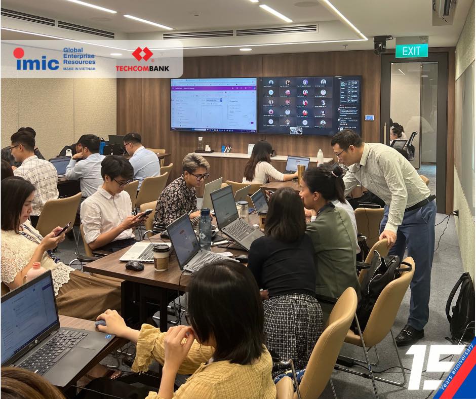 IMIC đào tạo Power Apps & Automate cho CBNV Techcombank – 23/07/2025